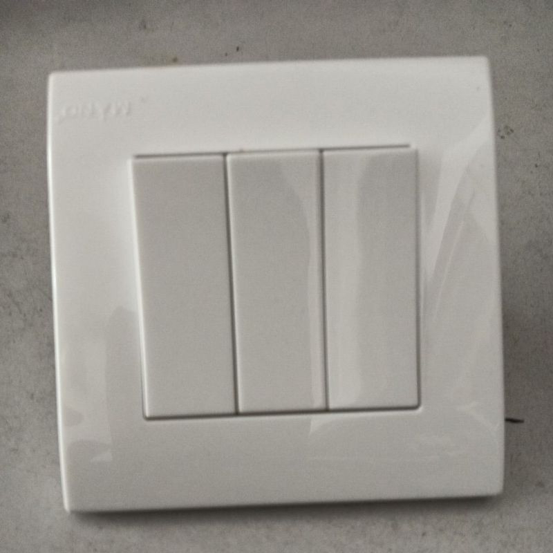 3 gang 1 way switch (MAND) | Shopee Malaysia