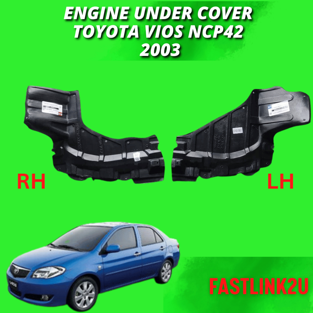 Fastlink Toyota Vios Ncp42 2003-2006 Engine Under Cover Bawah Penutup ...