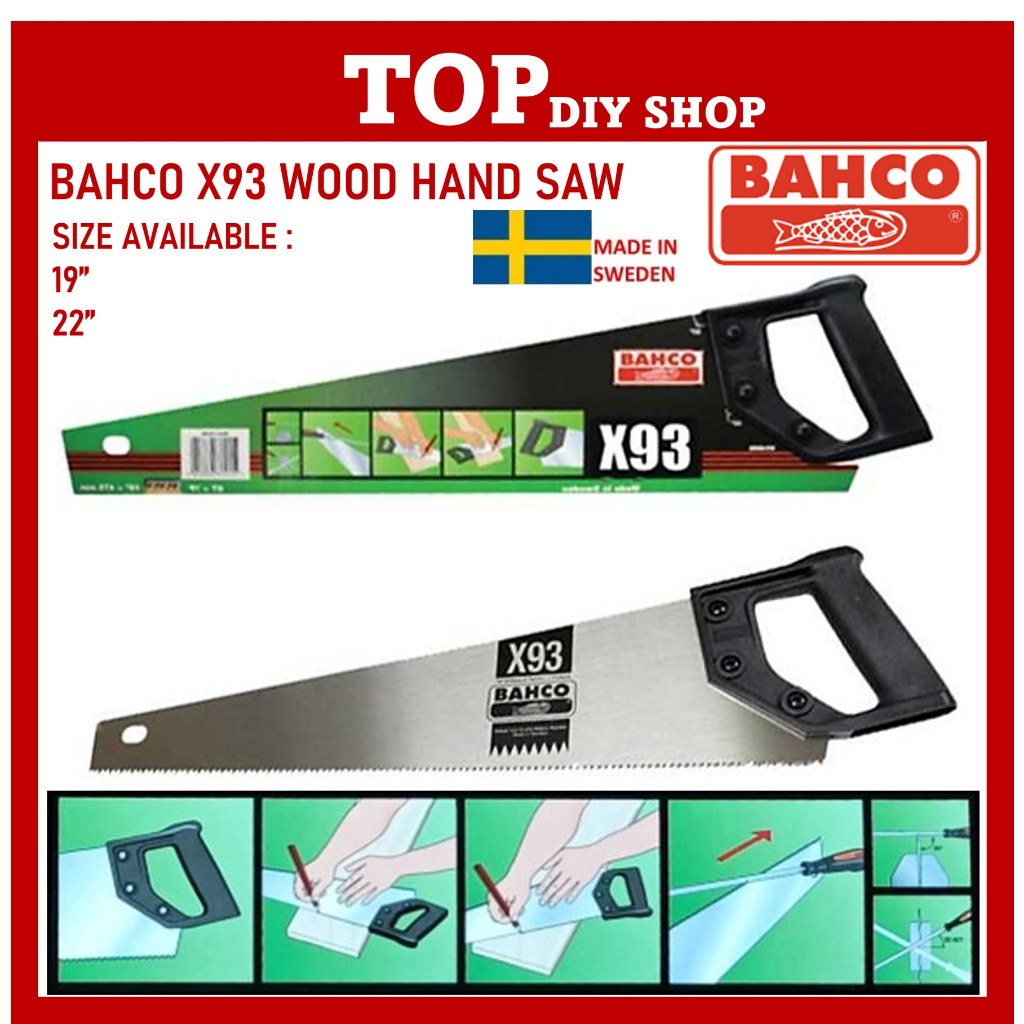BAHCO X93 Handsaw Made In Sweden/ 19” / 22" BAHCO X93/ 19” Handsaw ...