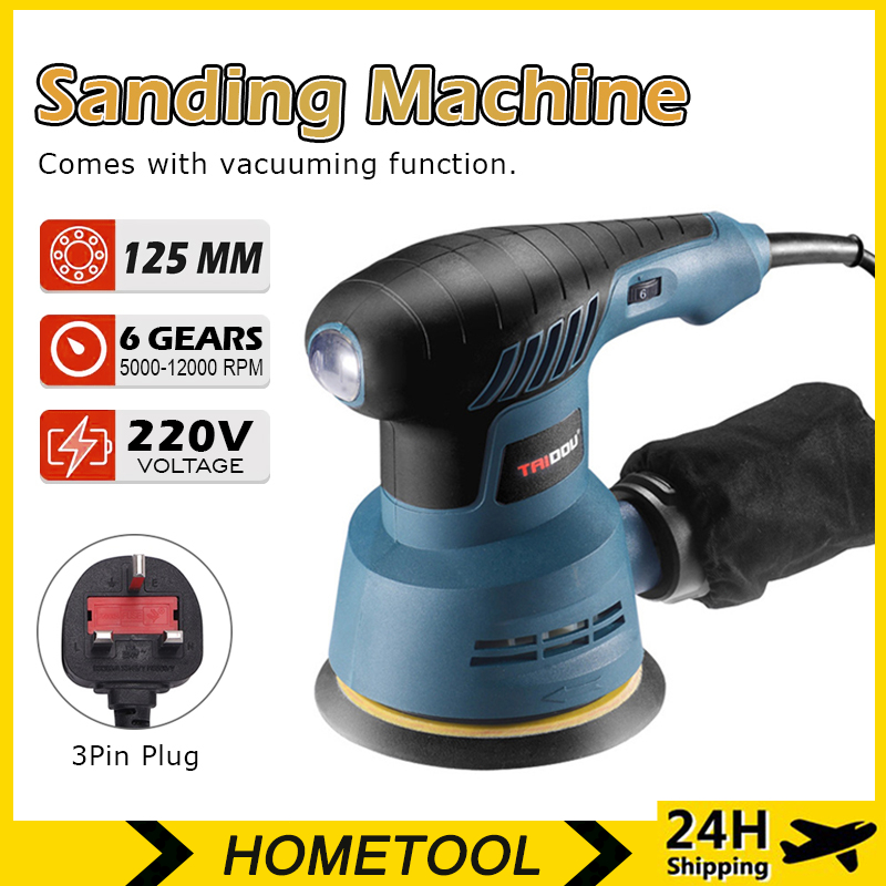 Electric Eccentric Sander Polisher Small Silent Polishing Machine ...