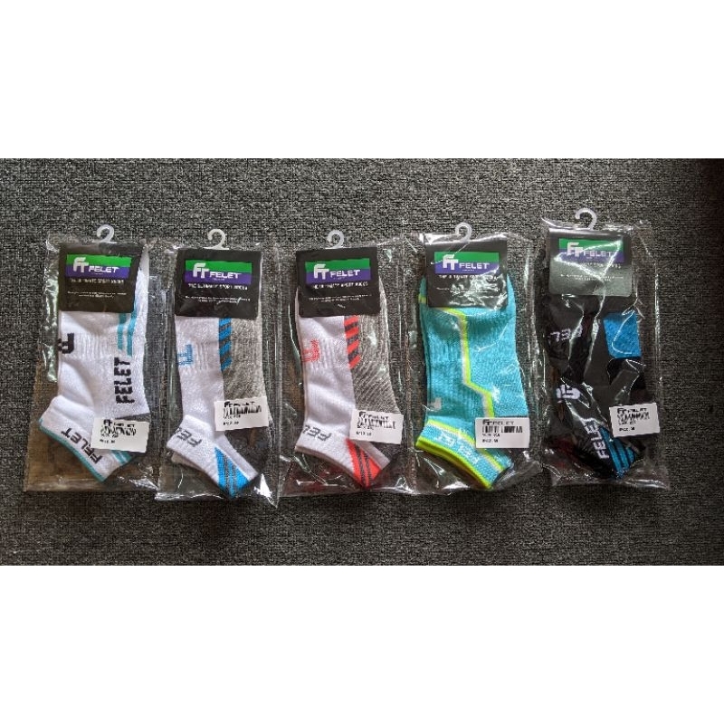 Felet Badminton Socks 015 / 016 / 018 / 019 / 020 / 022 | Shopee Malaysia