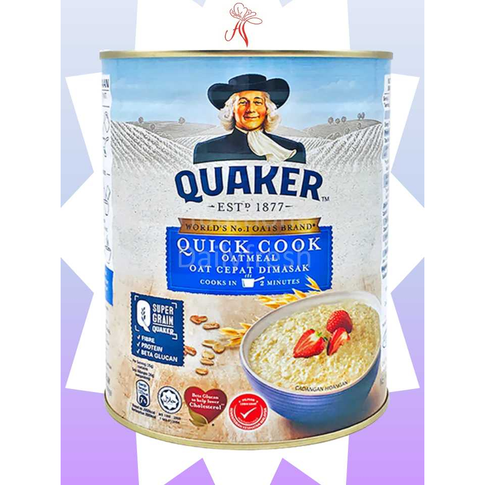 Quaker Oat Quick Cook/Instant 800g OatMeal Oat Segera | Shopee Malaysia