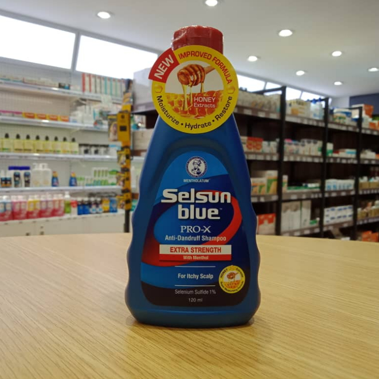 SELSUN BLUE EXTRA STRENGTH TREATMENT SHAMPOO 120ML | Shopee Malaysia