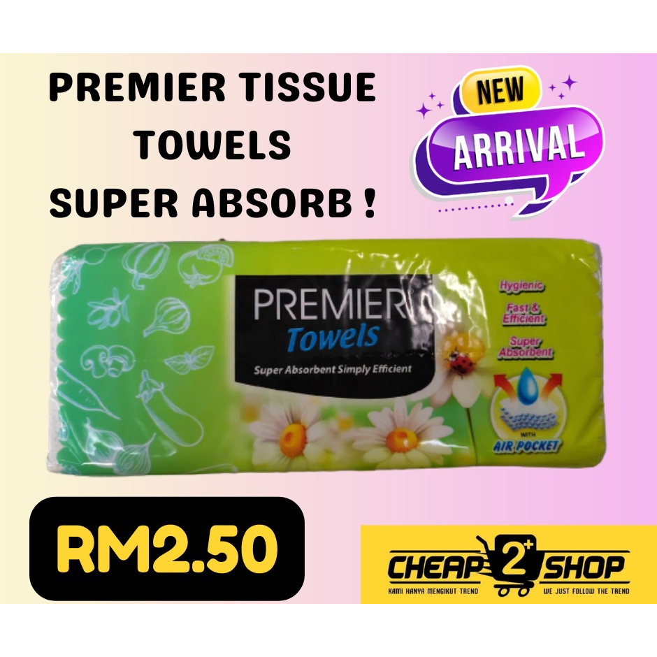 PREMIER TISSUE TOWELS 80S | Shopee Malaysia