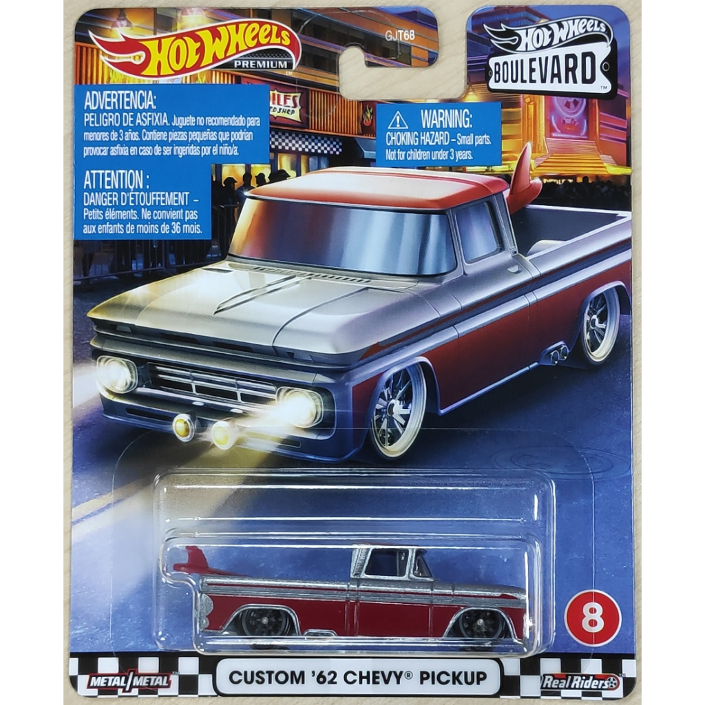 Hot Wheels Premium Custom 62 Chevy Pickup [1962 Chevrolet Vintage Oil ...