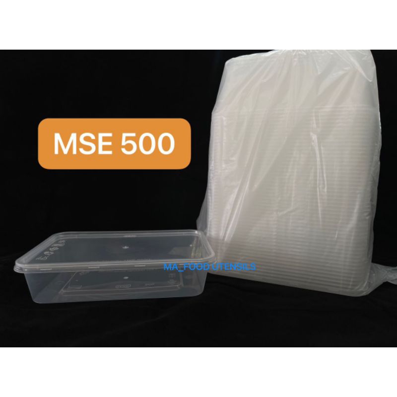 MSE Rectangle Container With Lid / Bekas Plastic Makanan | Shopee Malaysia