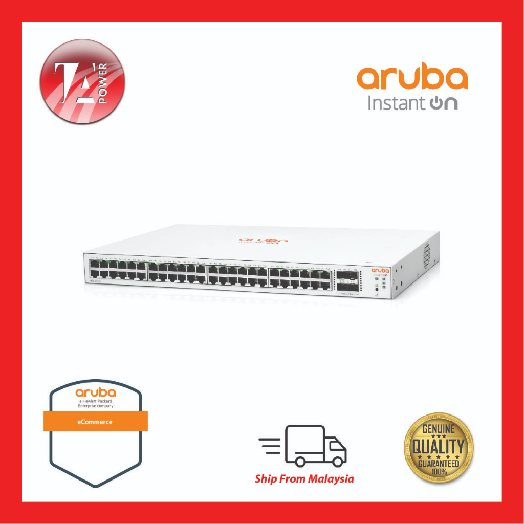 HPE/ARUBA JL814A Instant On 1830 48G 4SFP Switch [PRE ORDER] | Shopee ...