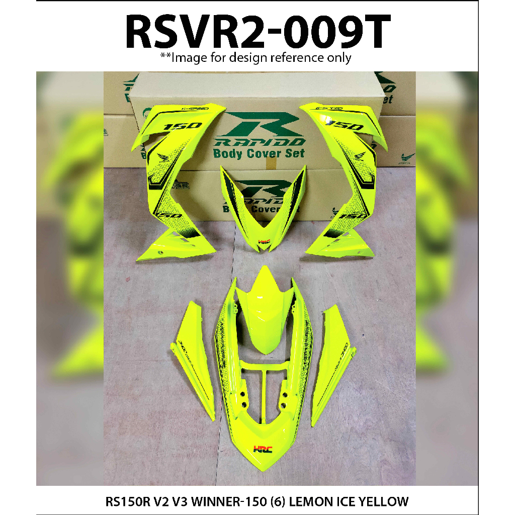 Honda RS150 RS150R V1 V2 V3 Winner 150 (6) Cover Set Sticker Tanam Rapido New Aksesori Accessory ...