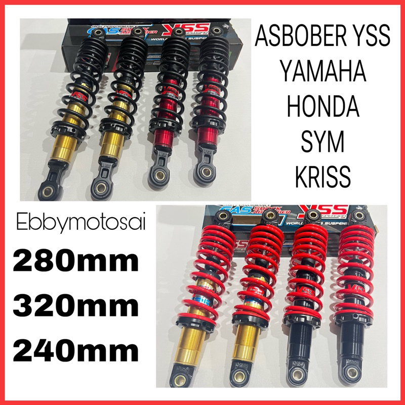 🇹🇭💥ABSORBER ORIGINAL YSS ADJUSTABLE 280mm 320mm 340mm DTG PLUS💥🇹🇭YAHAMA ...