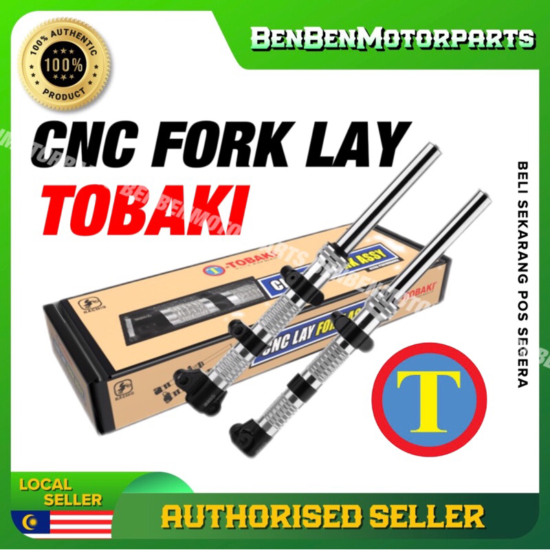 TOBAKI Original FORK LAY Y15 LC135 4S 5S WAVE 125 ZR EX5 DREAM LAGENDA ...