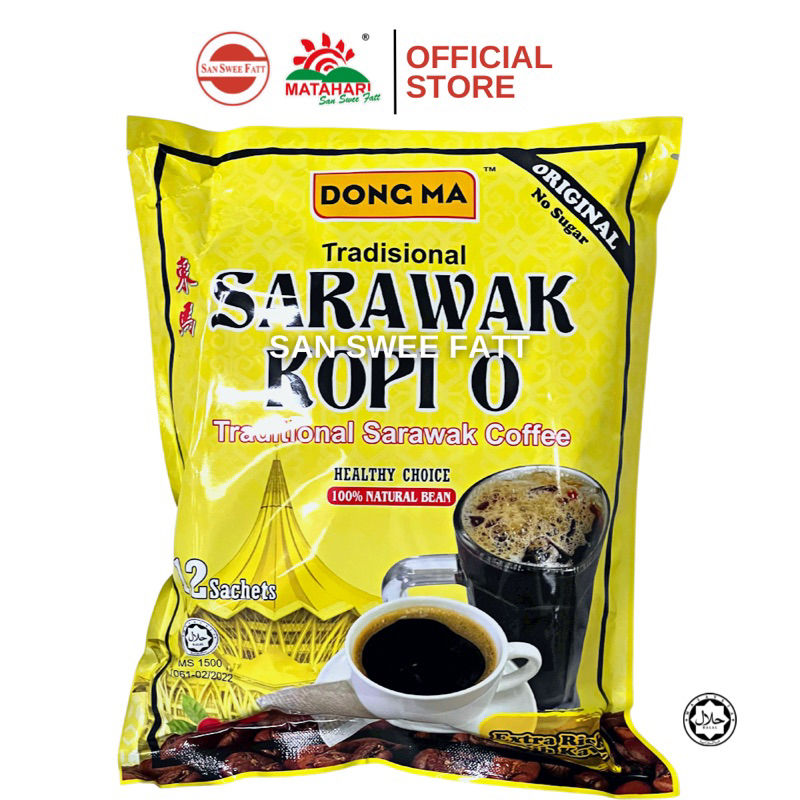 13g x 12’s Dong Ma Traditional Sarawak Kopi O Coffee Borneo 100% ...