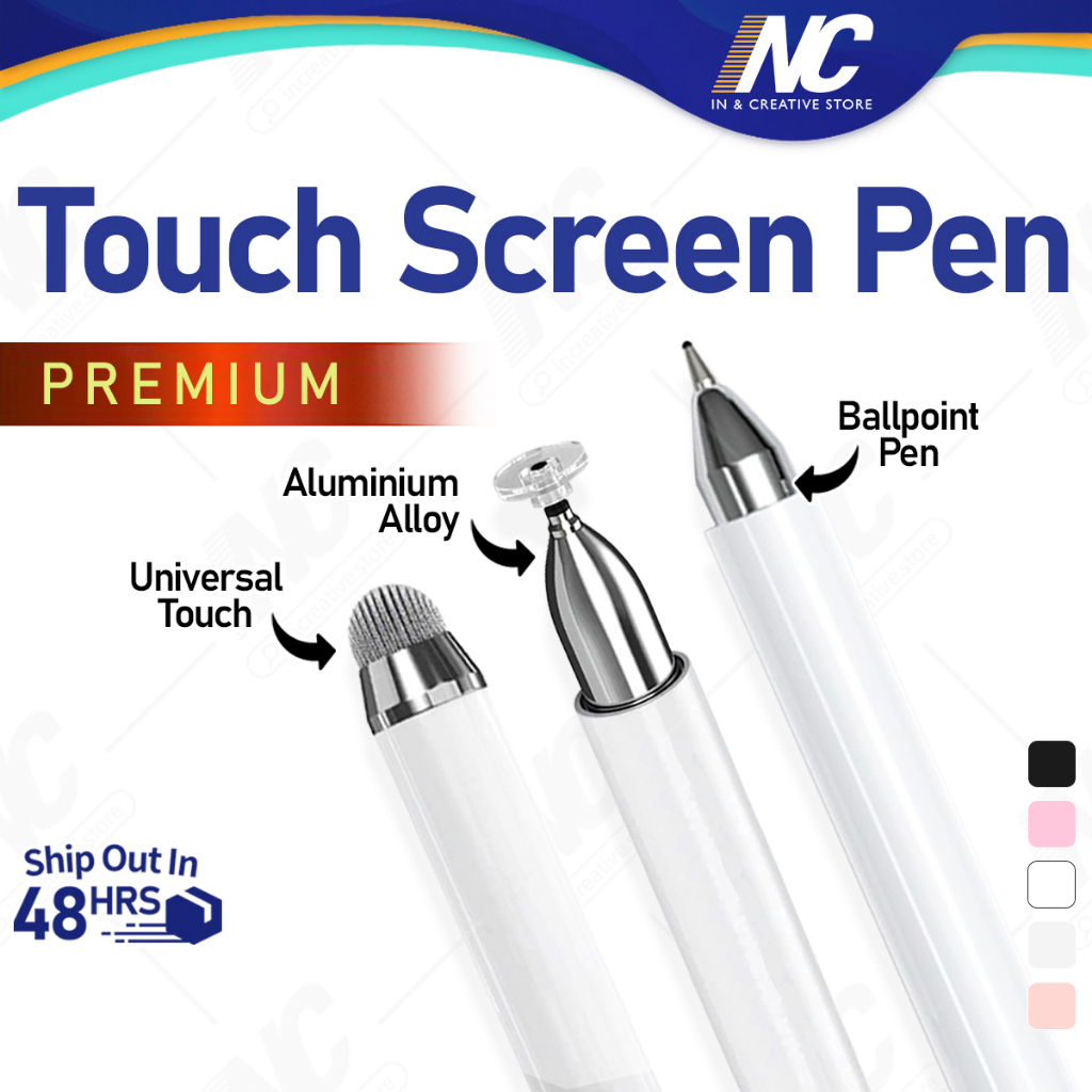 PREMIUM Touch Screen Stylus Pen For Phone/IOS/Android/Windows | Shopee ...
