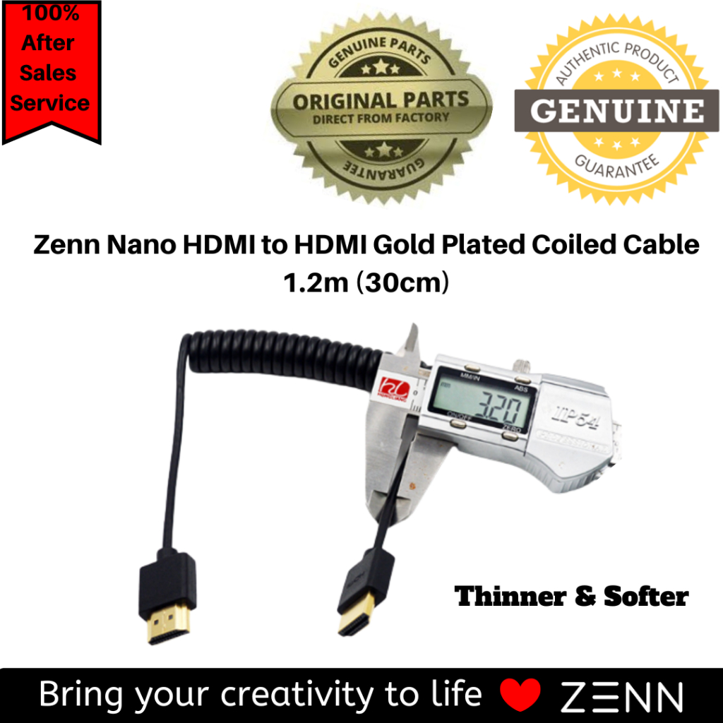 ZENN HDMI to Full HDMI Cable (50cm) | Shopee Malaysia