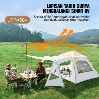 Khemah Camping 9-12orang khemah besar Khemah 8 orang Khemah Terowong ...