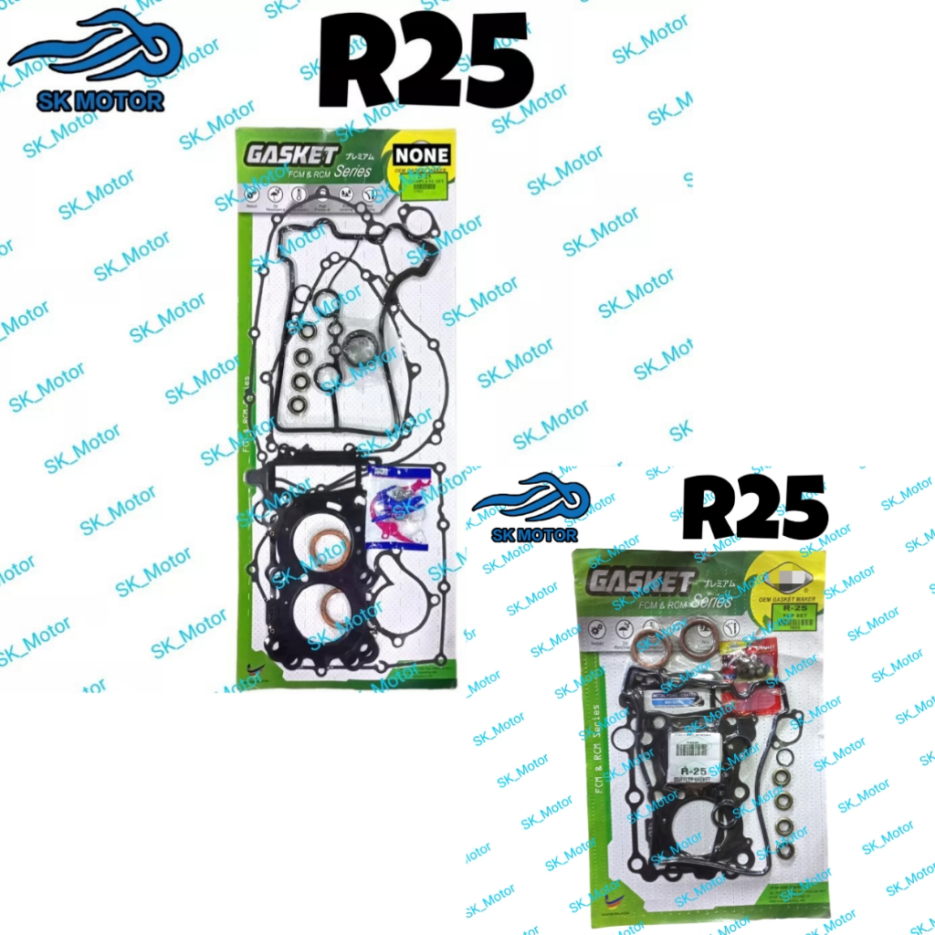 Yamaha YZF-R25 R25 Top Set Overhaul Enjine Gasket Complete Set O-ring ...