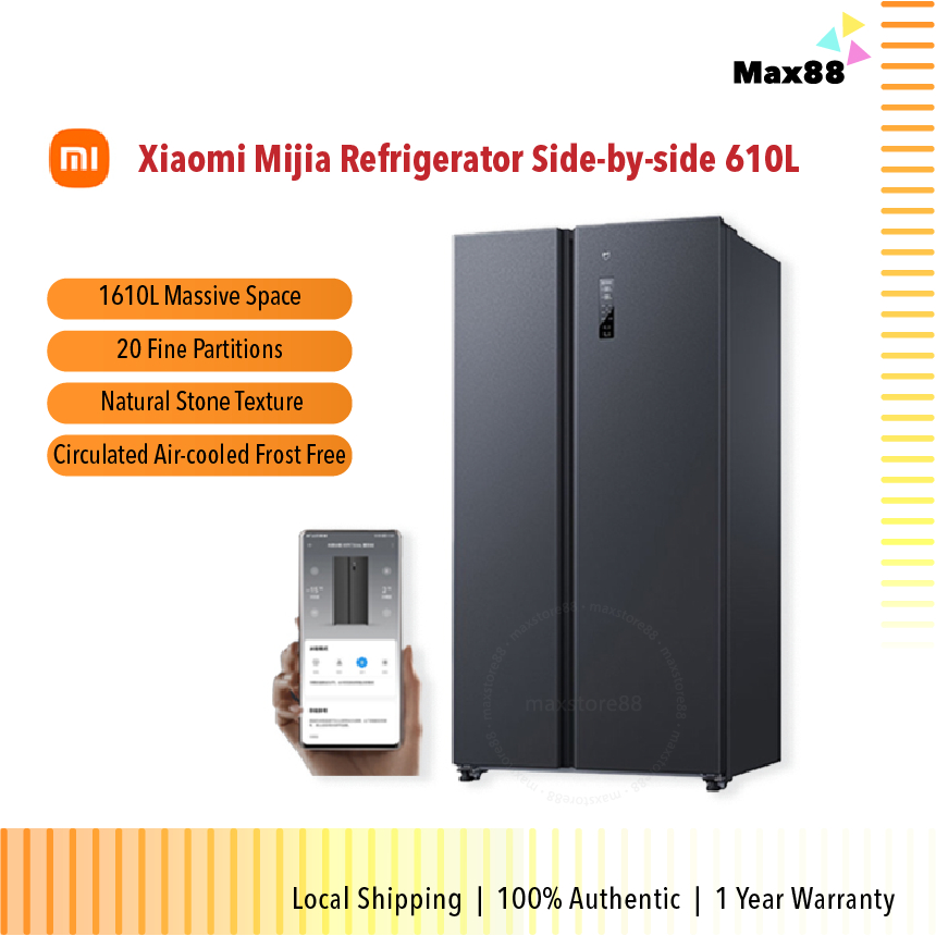 Xiaomi Mijia Smart Refrigerator 2 Door Side-by-side 610L 99.99% ...