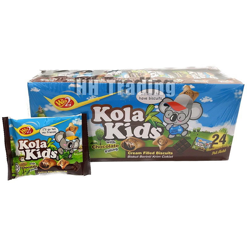 16g x 24’s WIN2 KOLA KIDS CREAM FILLED BISCUITS (CHOCOLATE FILLING ...