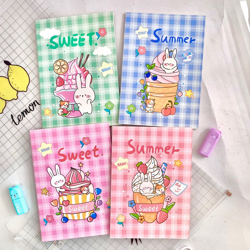 korean ins notebook cute notebook single line A5 single notebbok ...