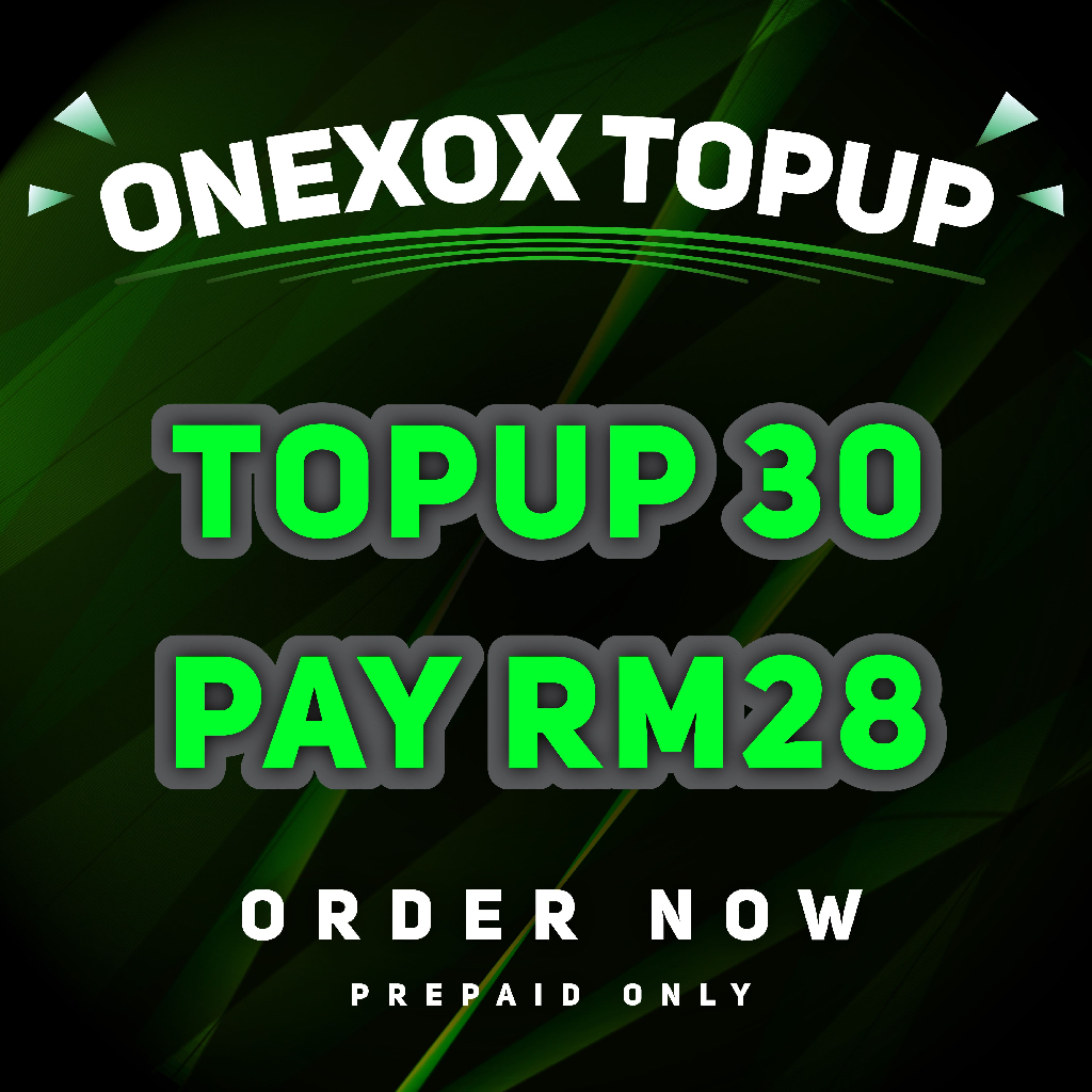 ONEXOX TOPUP FAST FAST FAST FAST FAST | Shopee Malaysia
