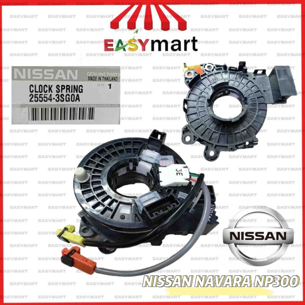 Original Nissan Navara NP300 Clock Spring Spiral Steering 25554-3SG0A ...