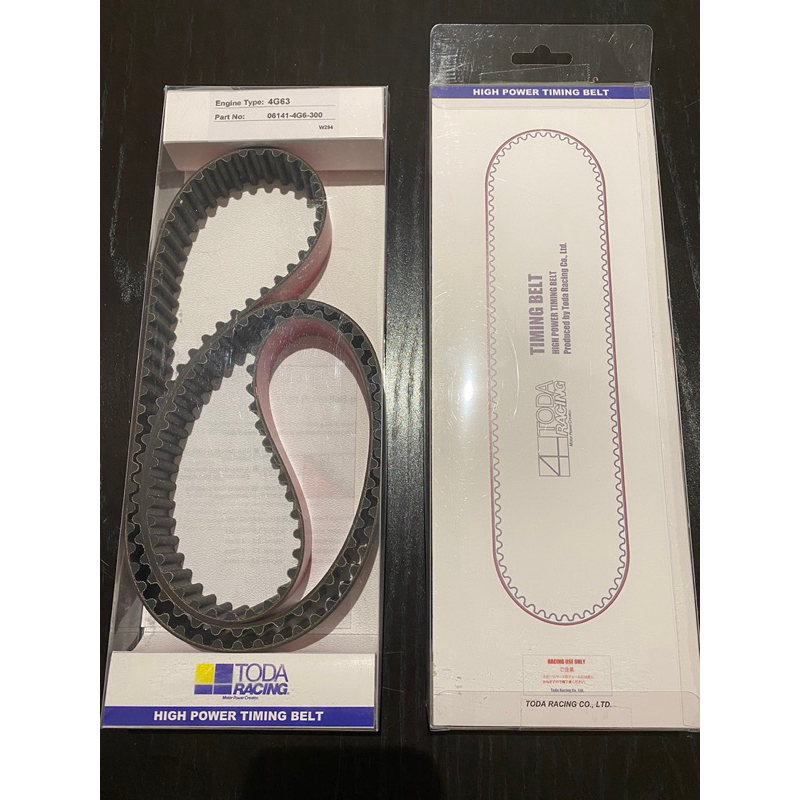 🟨🟦 Toda Racing High Power Timing Belt 4G63 Mitsubishi Evo 1 3 4 5 6 7 8 ...
