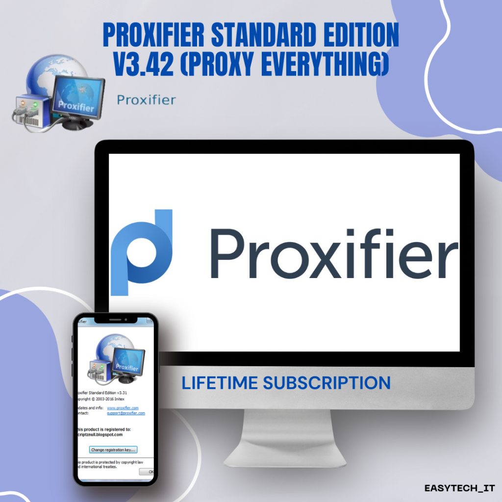 📌[LIFETIME] Proxifier Standard Edition v3.42 (Proxy Everything)📌 | Shopee Malaysia