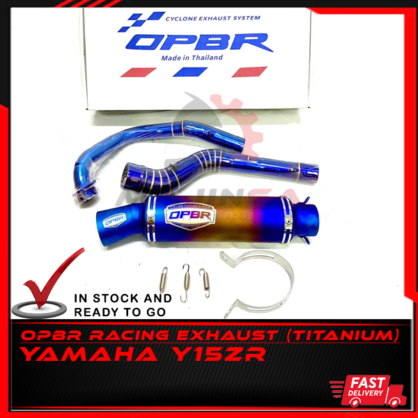 OPBR YAMAHA Y15 Y15ZR MOTOSIKAL RACING EXHAUST PIPE TITANIUM 32MM Y15ZR ...