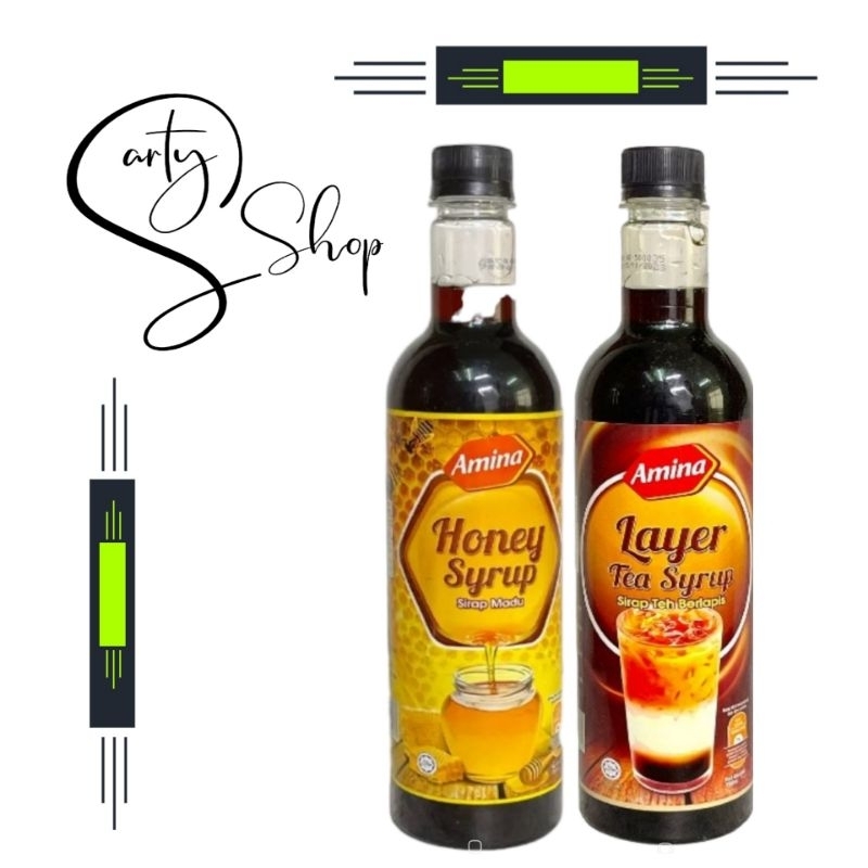 Sirap Cap Rose Amina Bes Minuman 750ML(honey syrup / layer tea syrup ...