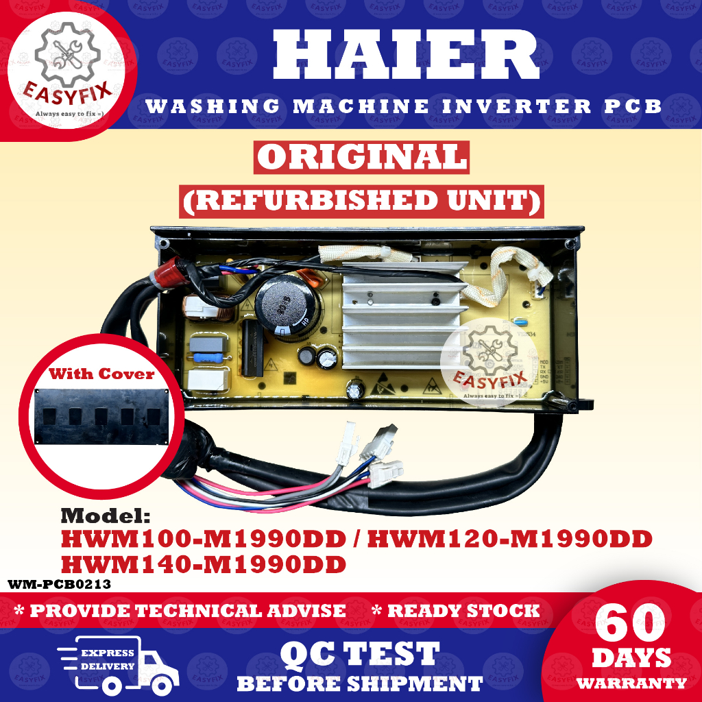 HWM100-M1990DD / HWM120-M1990DD / HWM140-M1990DD HAIER WASHING MACHINE ...