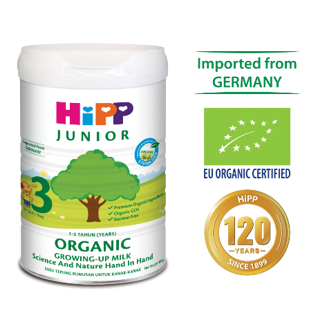 HIPP JUNIOR ORGANIC GROWING UP STEP 3 (1-3yrs) 800g | Shopee Malaysia