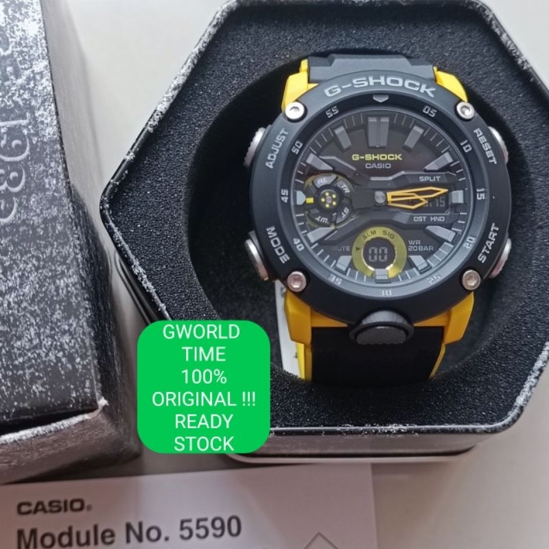 G-SHOCK ORIGINAL GA-2000-1A9/GA-2000/GA-2000-1A9DR Carbon Core Guard ...