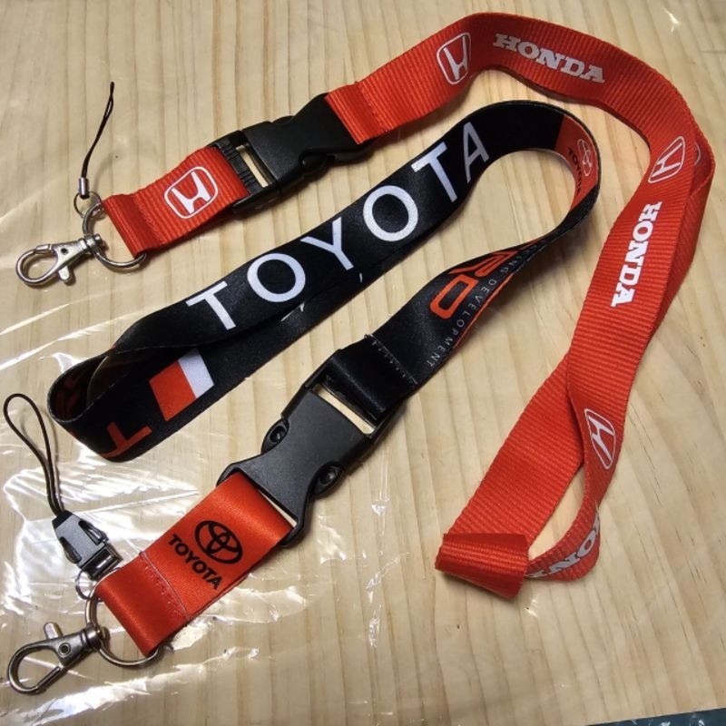 Lanyards honda red toyota trd Motorsport Motorcycle Automotive Neck ...