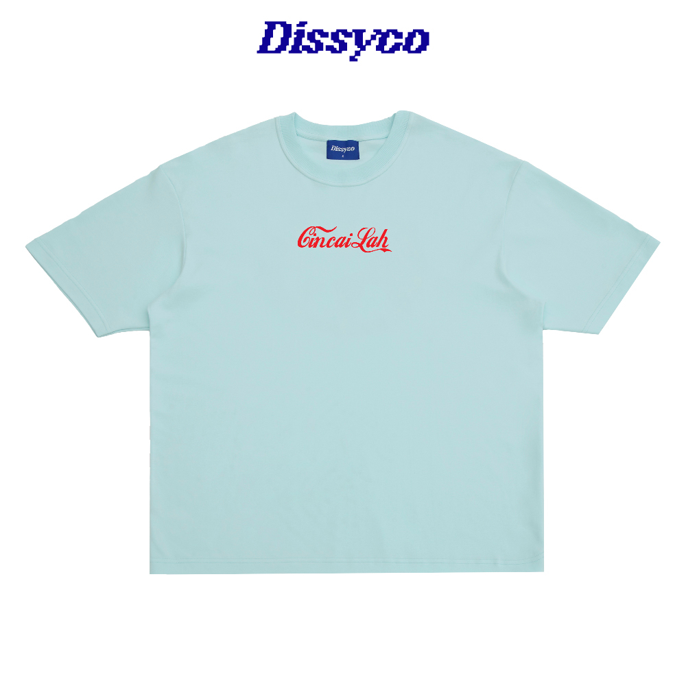 Dissyco CINCAILAH LIGHT BLUE TEE (RED) | Shopee Malaysia