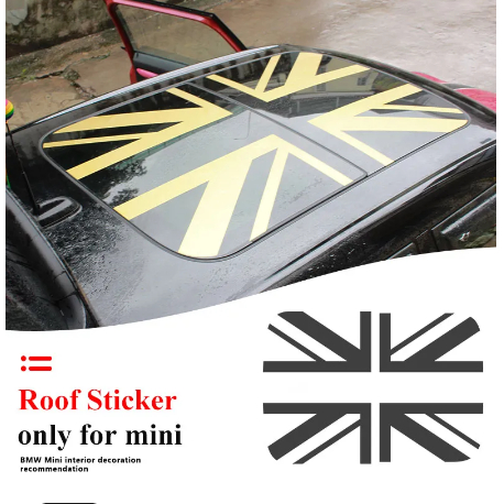 Car Roof Sticker Sunroof Window Sunshade Film Decals For Mini Cooper ...