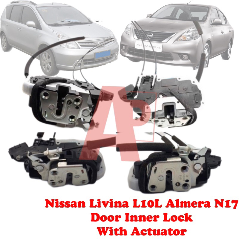 Nissan Livina L10L Almera N17 Door Inner Lock With Actuator New Front ...