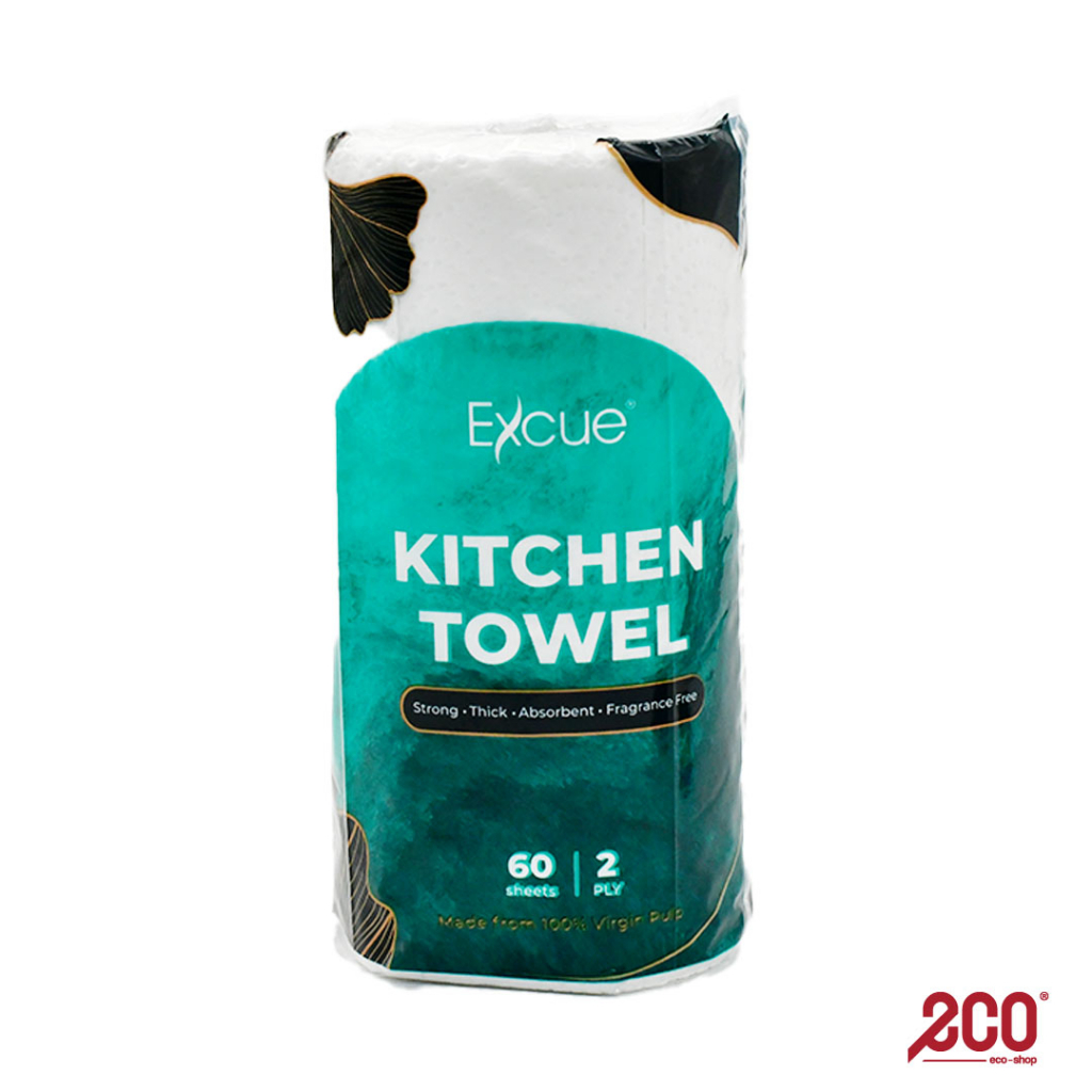Excue Kitchen Towel 2Ply (60sheets/roll) - AB-L003-T03-05 | Shopee Malaysia