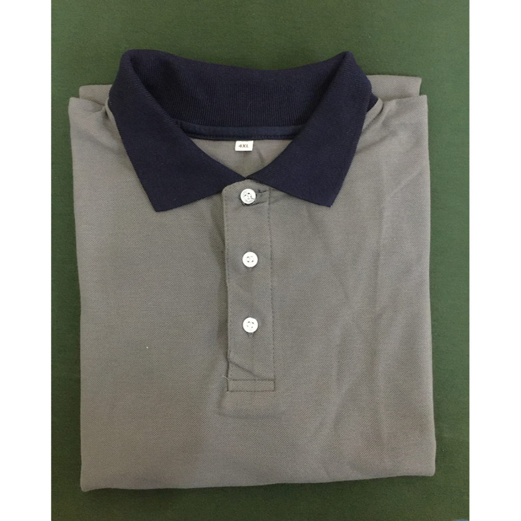 POLO SHIRT PLUS SIZE | SAIZ BESAR | BIG SIZE POLO SHIRT | DARK GRAY ...