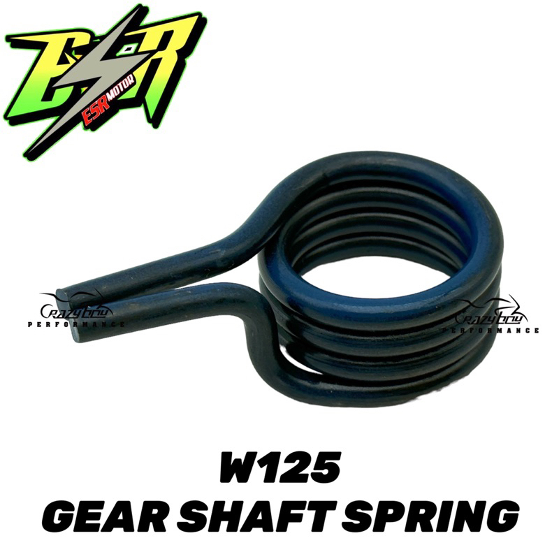 ESR SPRING GEAR SHAFT W125 WAVE125 100% ORIGINAL ESR MOTOR SPRING GEAR ...