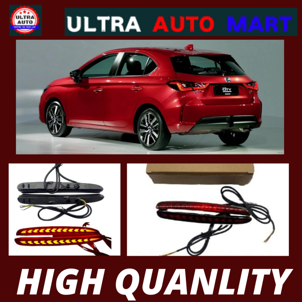 Smoke LED Reflector Rear Bumper Tail Light for Honda CITY Type R ...