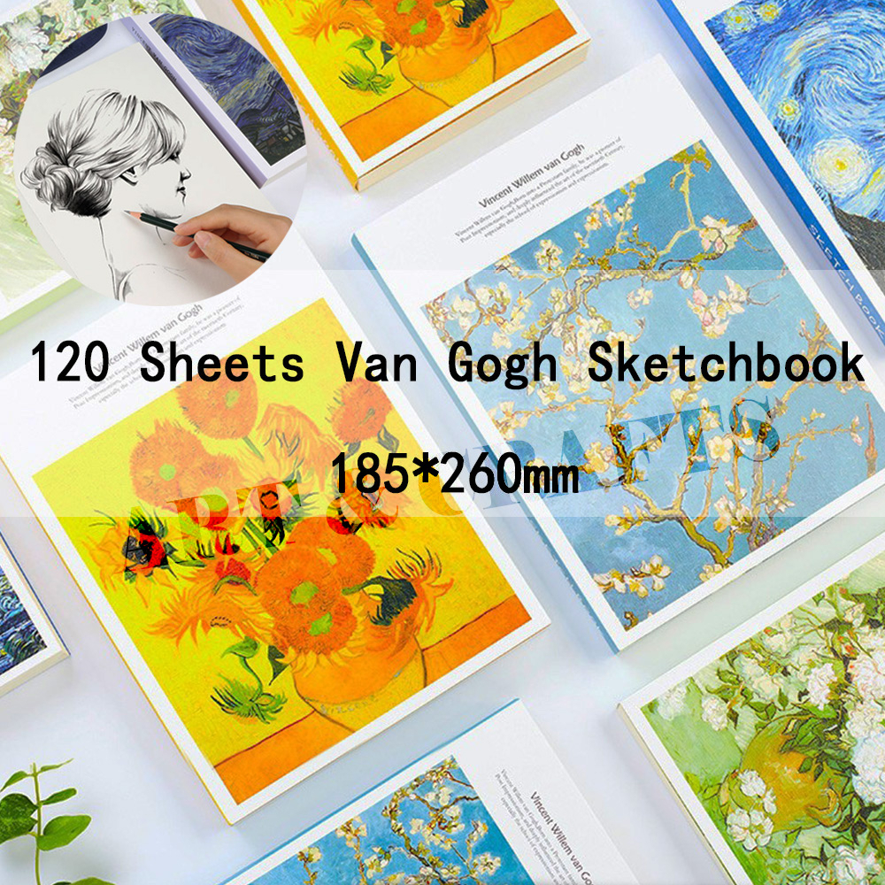 Sketchbook Drawing Art Paper B5 速写本 120 Sheets Kertas Lukisan Diary ...