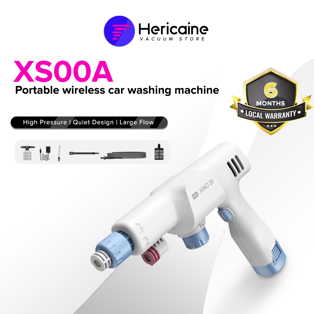 XIAO SI XS00A 2000MAH Water Jet Cordless Car Wash High Pressure Water ...