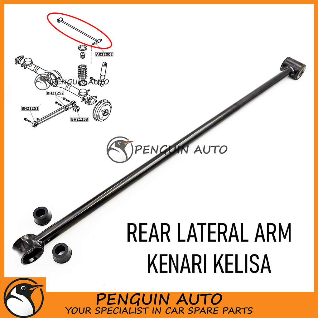 PERODUA KENARI KELISA REAR LATERAL ARM LEFT TO RIGHT WITH BUSH | Shopee ...