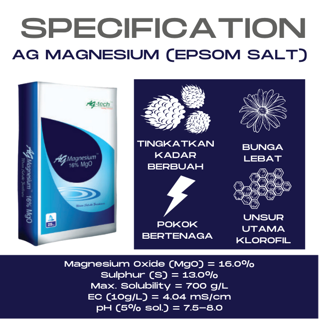 [1KG REPACK] Ag-TECH Calcium Nitrate MKP Magnesium KEMAPCO Potassium ...