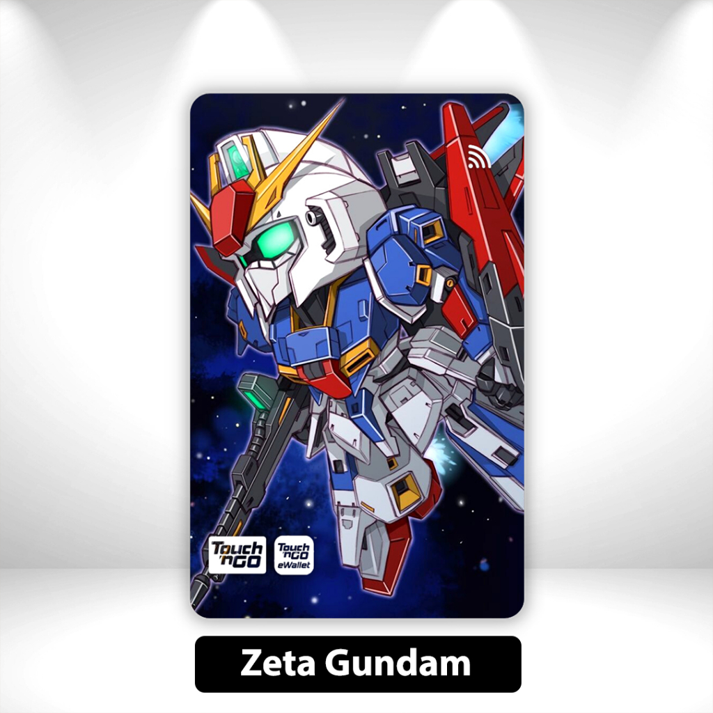 [Gundam] Mobile Suit Zeta Gundam - Sticker TNG Sticker NFC Card ...