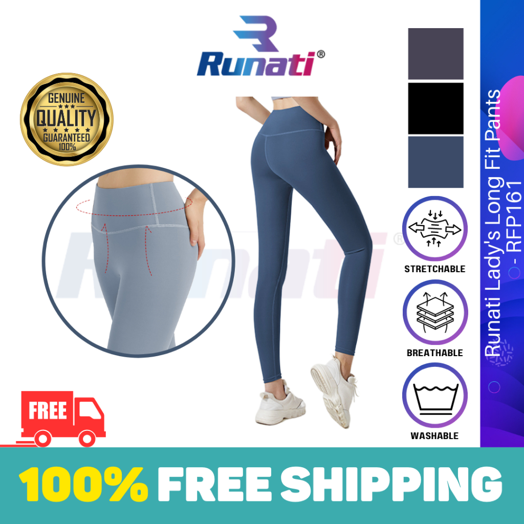 RUNATI Ladies Stretchable Slim Fit Pants Fitness Lady Fit Pants Legging ...