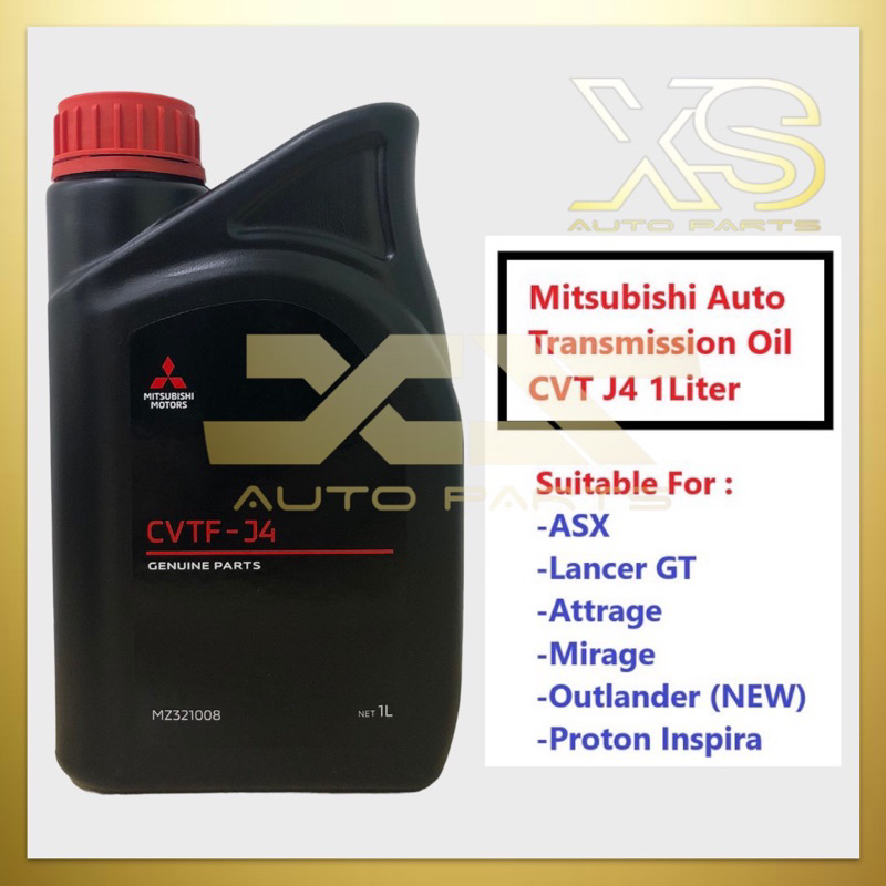 (100% ORIGINAL) Mitsubishi ATF CVT J4 J-4 Auto Transmission Fluid (1L ...