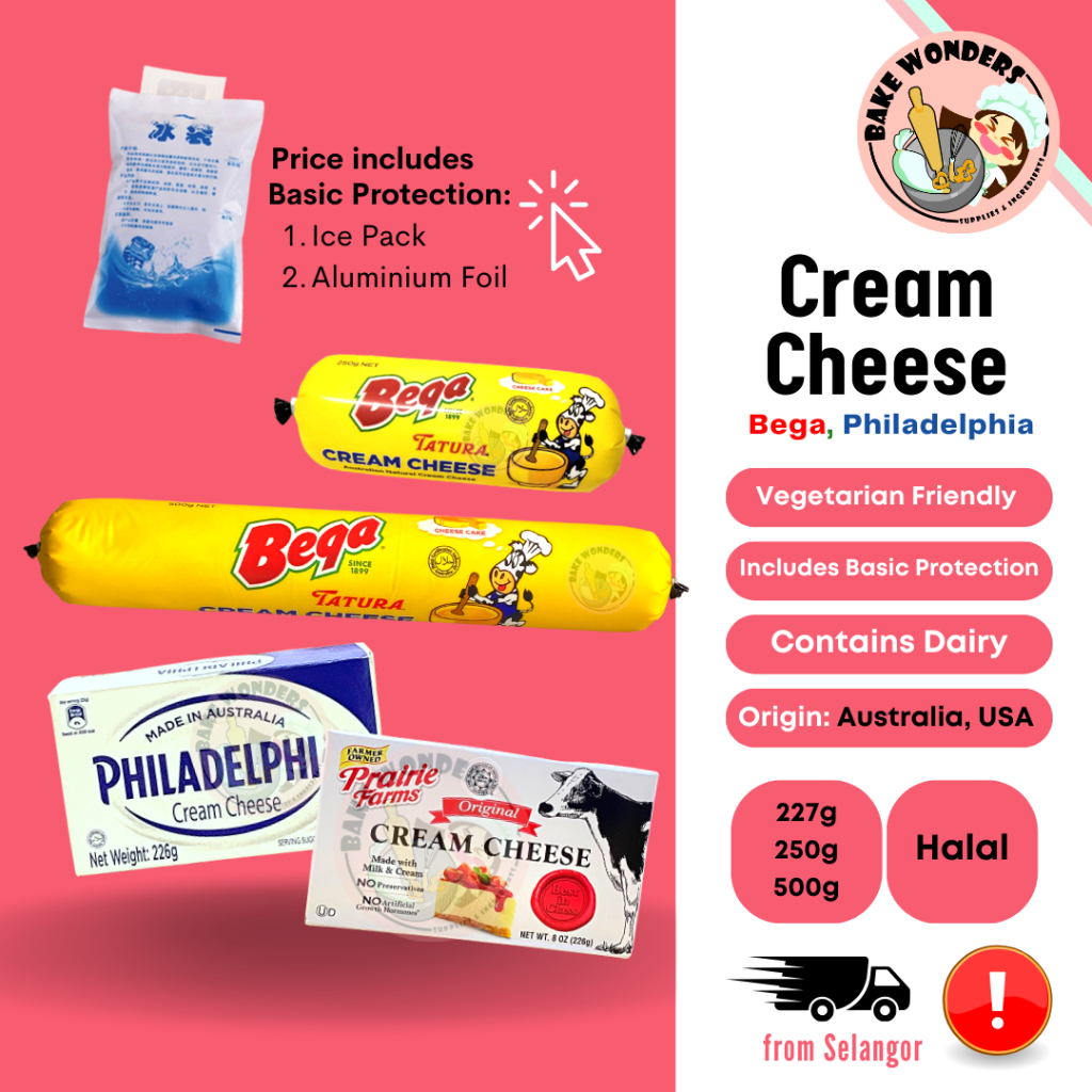 [ Chill ] Tatura Cream Cheese Philadelphia Cream Cheese 226G 250G 500G ...
