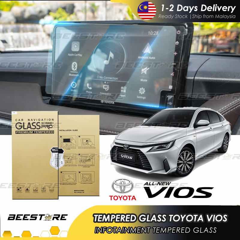 TOYOTA ALL NEW VIOS 2023 - 2025 Head Unit Screen Infotainment Tempered ...