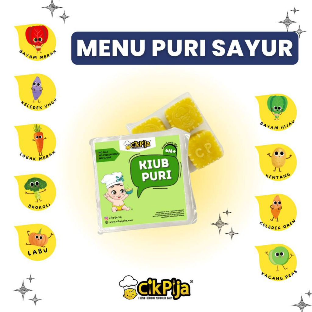 CIK PIJA MOM-FROZEN BABY FOOD | Shopee Malaysia