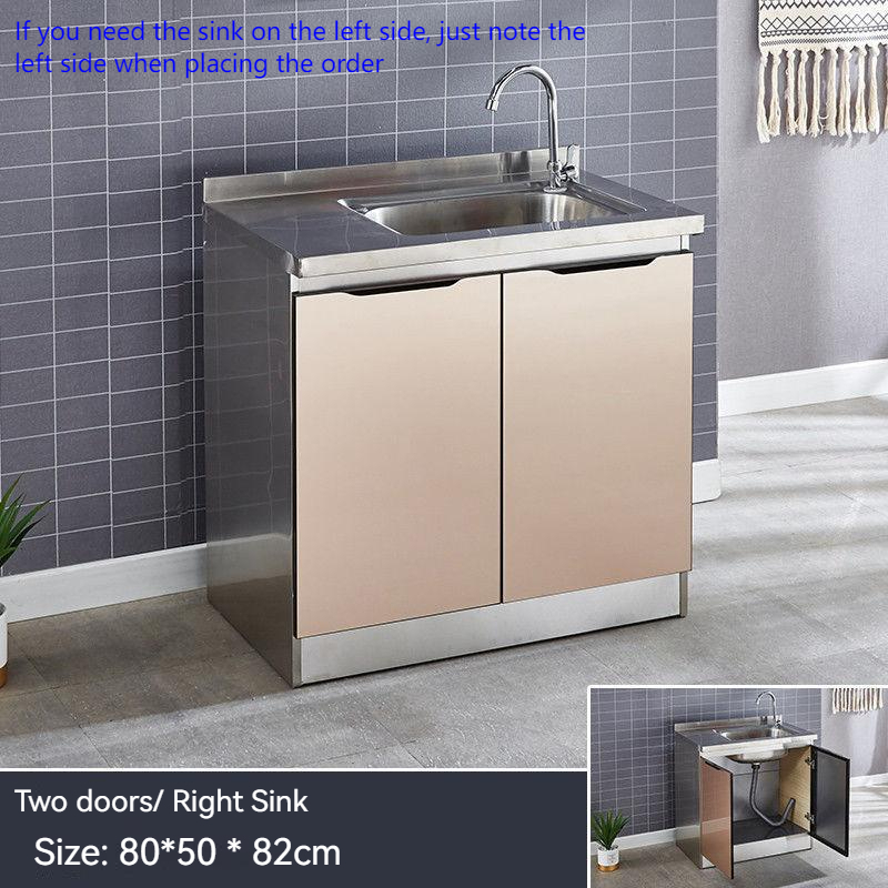 Stainless Steel Kitchen Cabinets🔥 Simple Stove Cabinet Cabinets ...